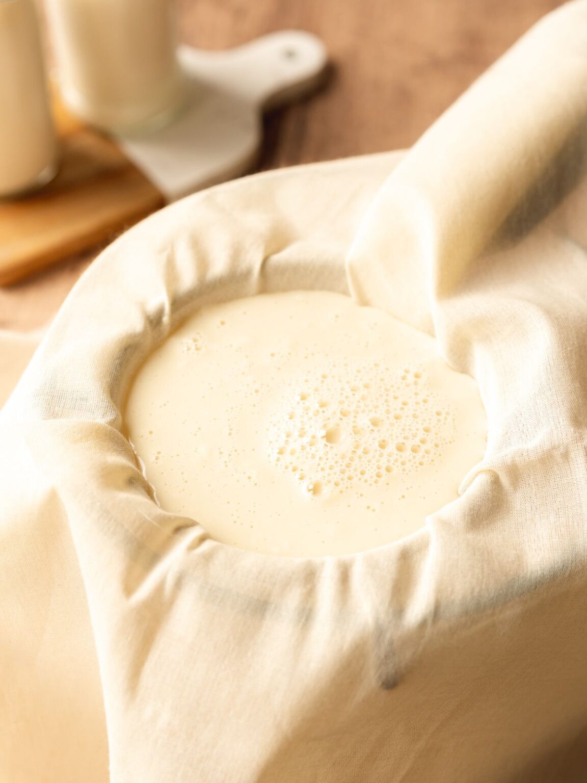 Creamy Vegan Mascarpone Cheese (No Nuts) - Addicted to Dates