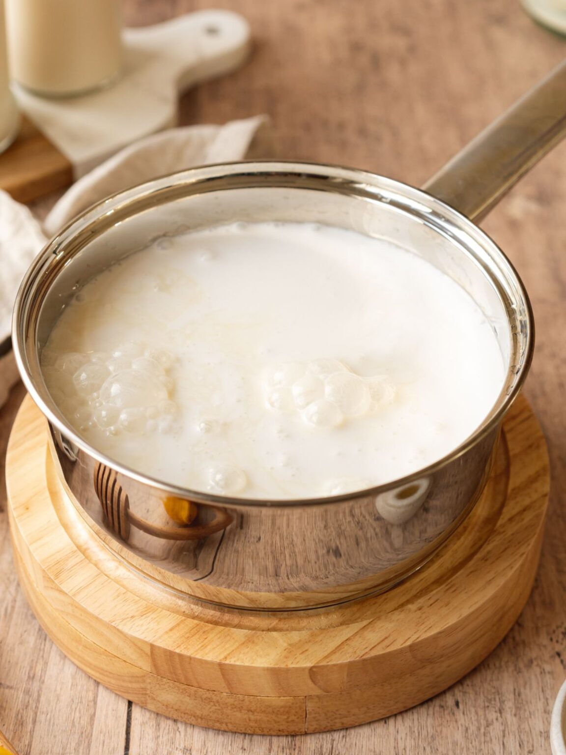 Creamy Vegan Mascarpone Cheese (No Nuts) - Addicted to Dates