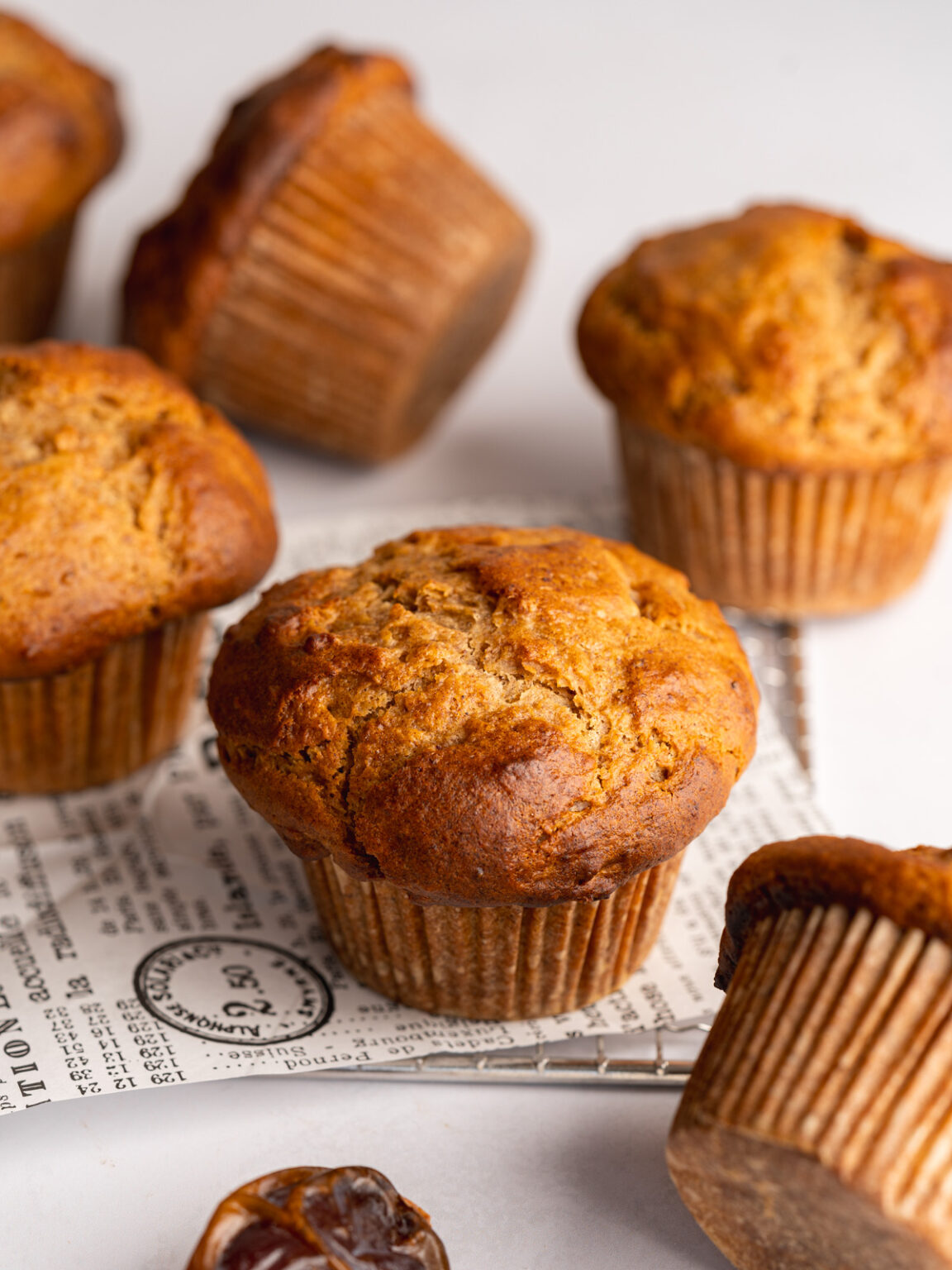 Easy Date Muffins (Nut Free, Refined Sugar-Free) - Addicted to Dates